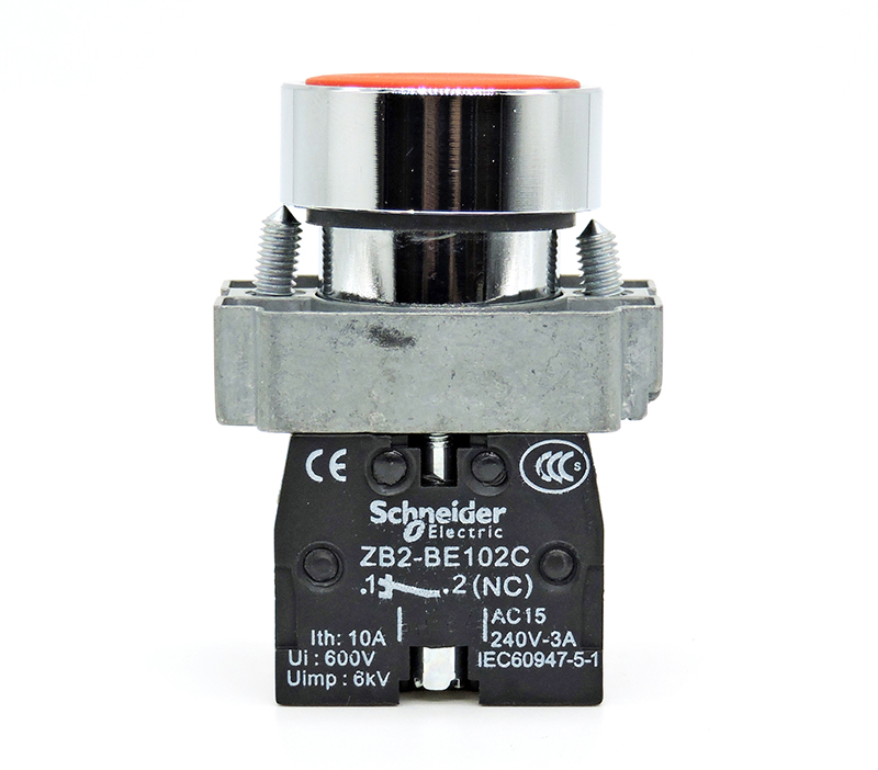 原装施耐德按钮开关 XB2BA42C XB2-BA42C红色自复位 ZB2-BE102C_虎窝淘