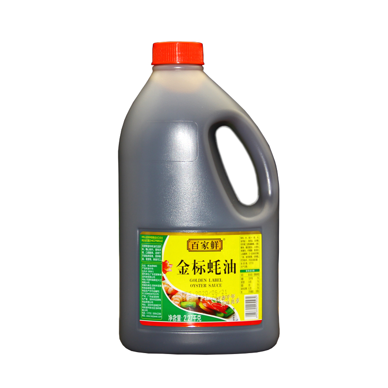 百家鲜金标蚝油2.27kg大桶餐饮装炒菜调味料火锅串串食材油碟蘸料_虎窝淘