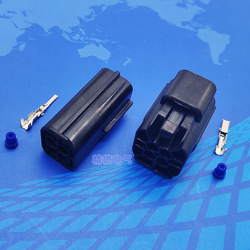 4P连接器174257-2防水接插件 174259-2接线器接线端子公母对插头_虎窝淘