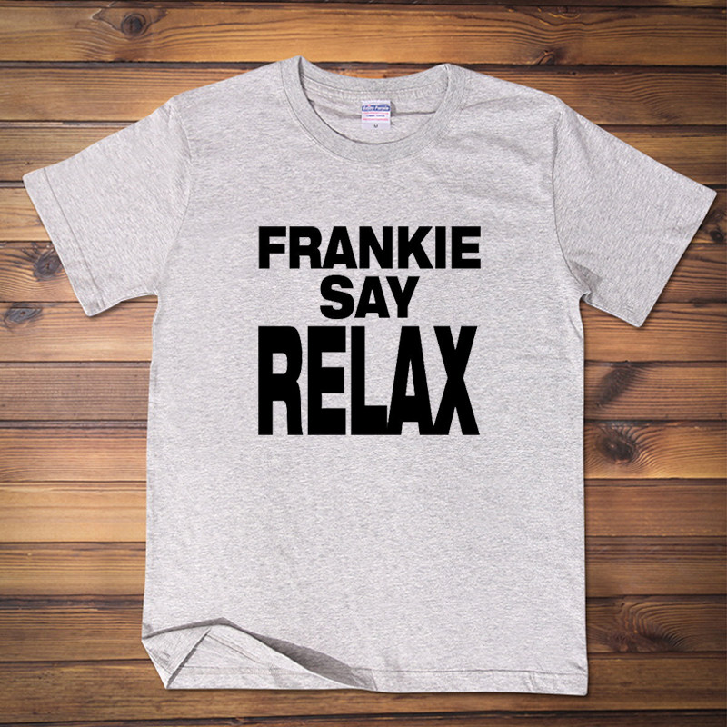 老友记罗斯同款T恤frankie say relax美剧Friends Ross短袖T恤_虎窝淘