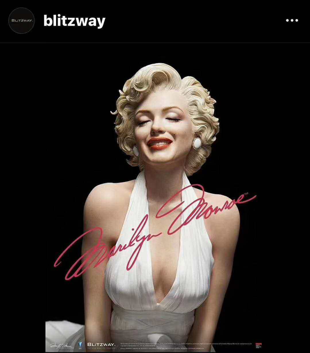 Blitzway 1/4 Marilyn Monroe玛丽莲·梦露雕像 BW-SS-20801预售_虎窝淘