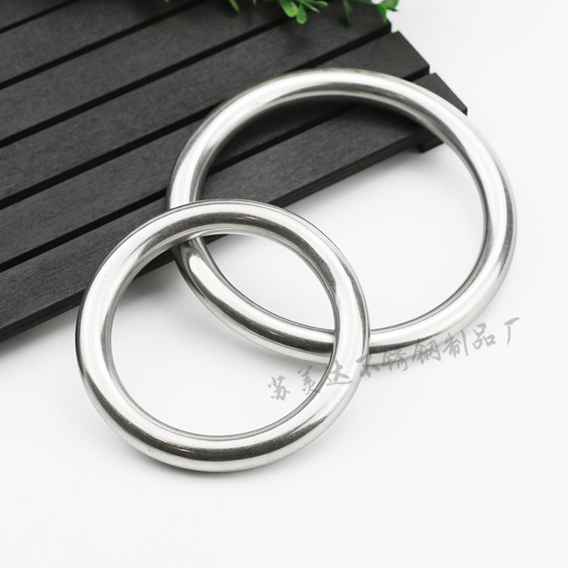 无缝钢环 304不锈钢无痕圆环圆圈O型环吊环实心吊床瑜伽连接环_虎窝淘