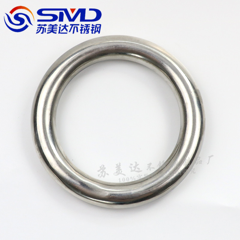 无缝钢环 304不锈钢无痕圆环圆圈O型环吊环实心吊床瑜伽连接环_虎窝淘