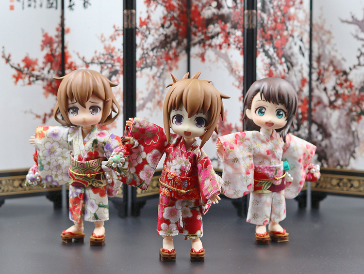 Ob11娃衣 Gsc Bjd Body9 Ymy素体潘妮的宝盒 Ufdoll和服屏风 虎窝淘