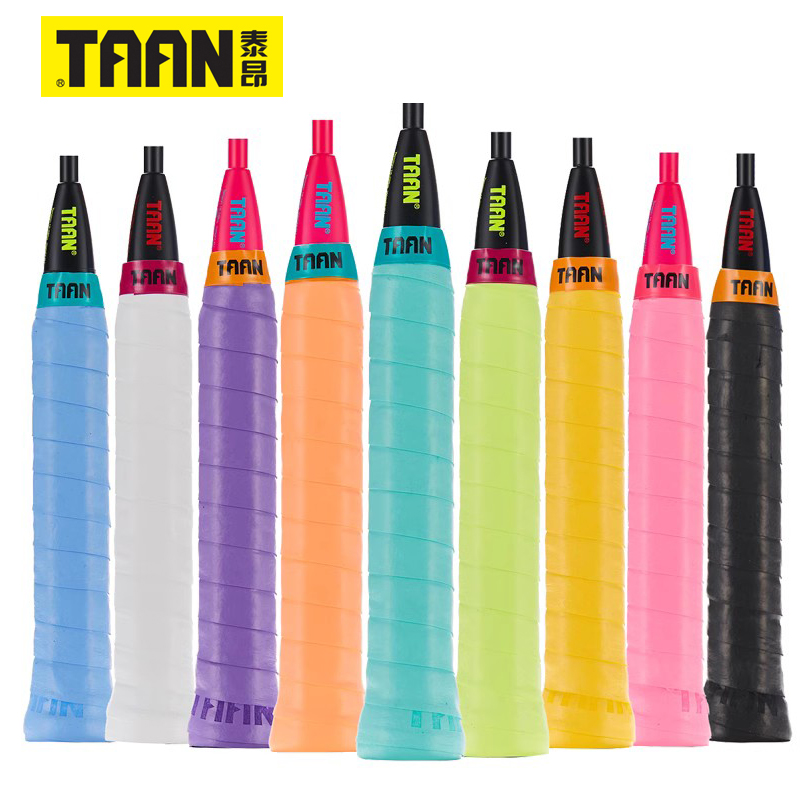 TAAN泰昂手胶吸汗带粘性厚款双层耐磨柔软羽拍防滑吸汗握把胶 090_虎窝淘