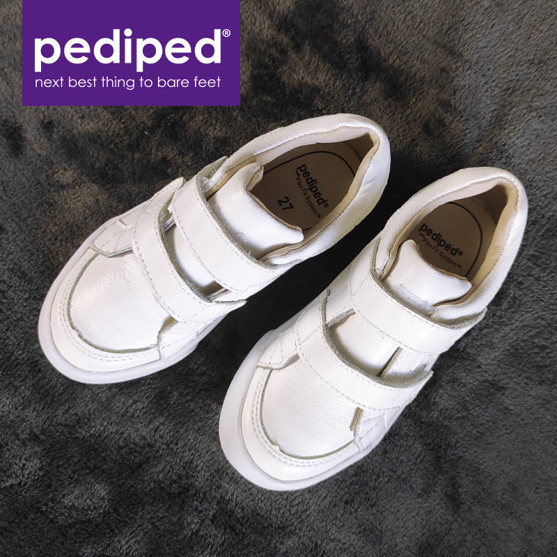 美国pediped派迪派男女童儿童板鞋秋冬季牛皮真皮鞋百搭小白鞋_虎窝淘