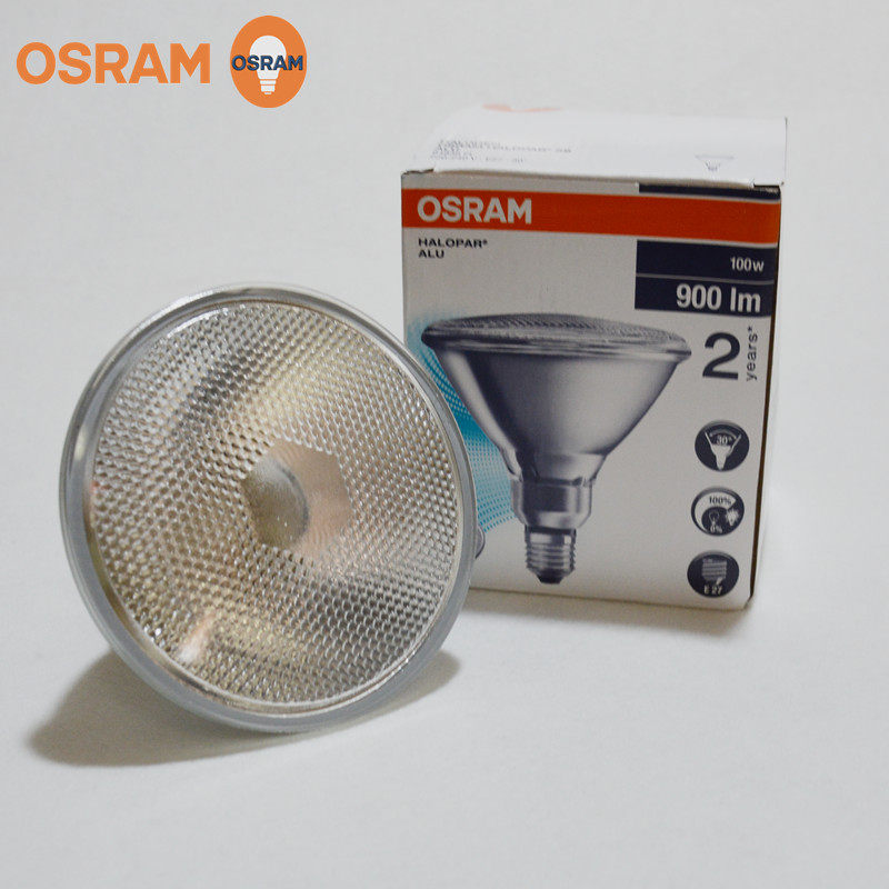 OSRAM欧司朗PAR38反射灯泡75W 100W HALOPAR 230V 30° 64838 FL_虎窝淘