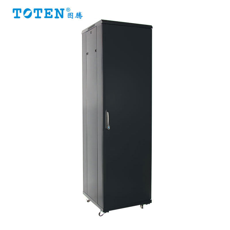 图腾42U机柜G26842玻璃门2米高800深600宽标准19英寸网络服务器交换机监控弱电机柜现货TOTEN原装_虎窝淘