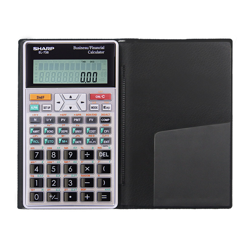 SHARP/夏普EL-738金融专用考试计算器澳洲留学学生财务会计推荐_虎窝淘