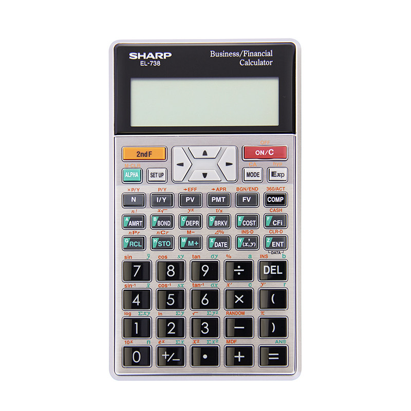 SHARP/夏普EL-738金融专用考试计算器澳洲留学学生财务会计推荐_虎窝淘