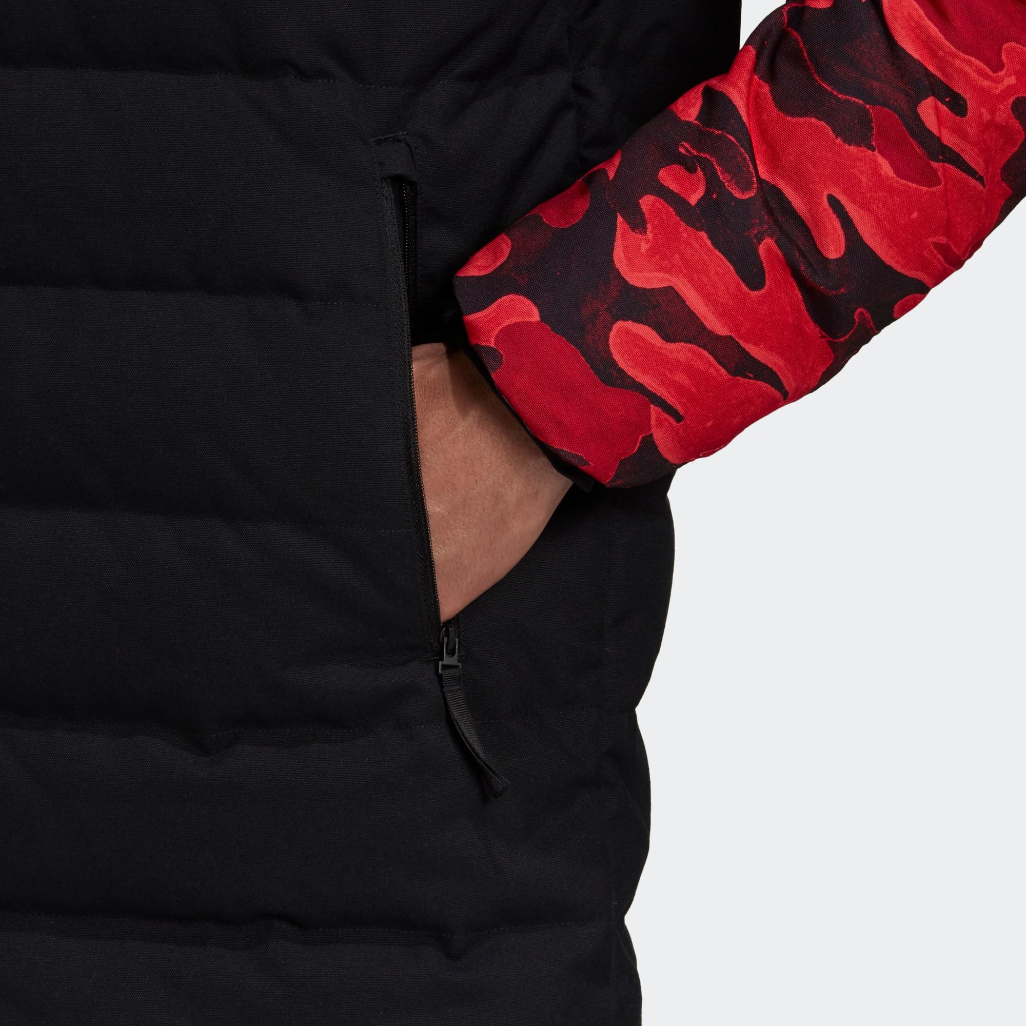 Adidas阿迪达斯男装2022冬季新款运动服连帽保暖休闲羽绒服FR3871_虎窝淘