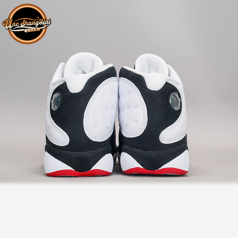 北卡大学 Air Jordan 13 AJ13黑白熊猫篮球18年复刻 414571-104_虎窝淘