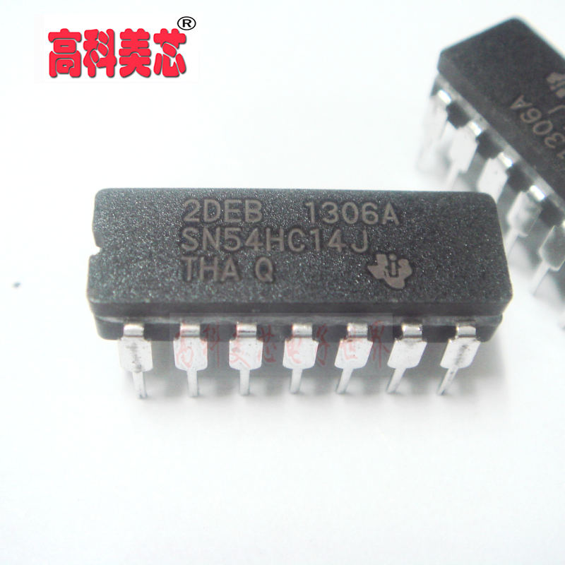 高科美芯 IC集成电路 SN54HC14J DIP16 CMOS逻辑反相器和缓冲_虎窝淘