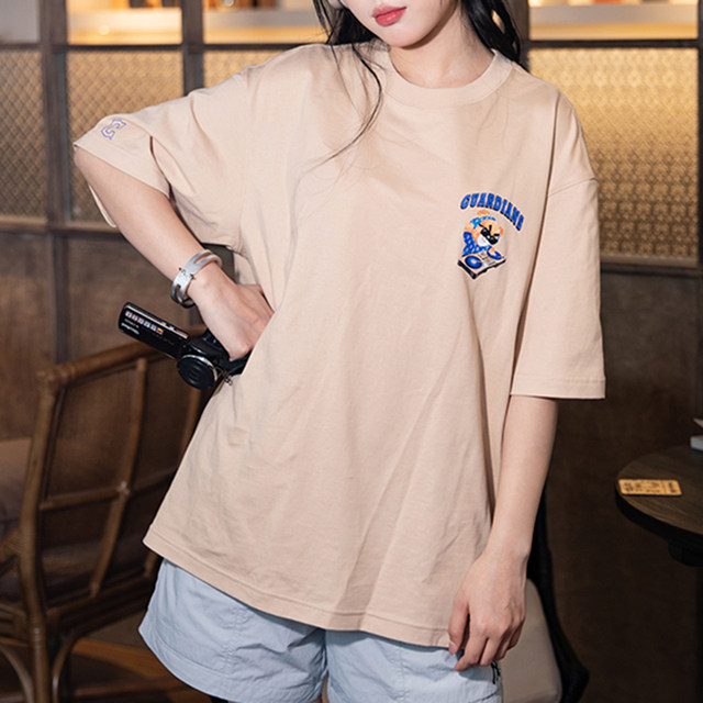 24 New MLB Couple Short Sleeve Men and Women NY Frowning Bear Cartoon ...