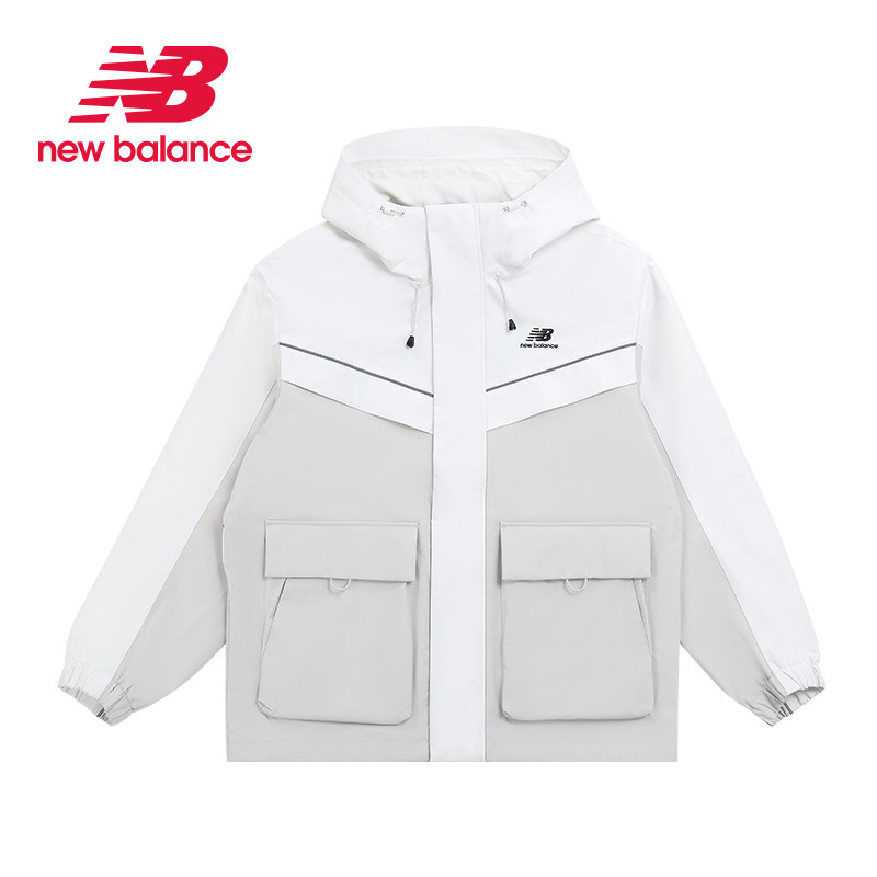 New Balance NB外套女春秋款防风工装运动男士冲锋衣外套5AC39333_虎窝淘