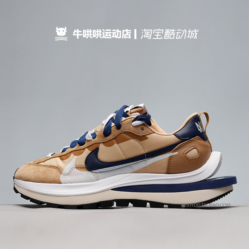牛哄哄 Sacai x Nike VaporWaffle芝麻紫金跑步鞋DD1875-200-500_虎窝淘