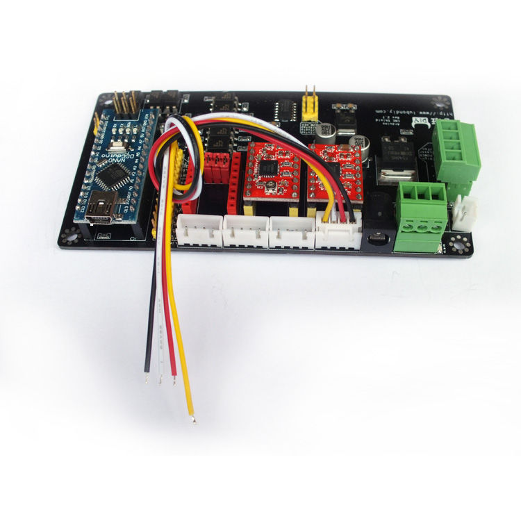 鲁班DIY控制主板插线XH2.54 4p端子长20cm4线芯公头彩色单头_虎窝淘