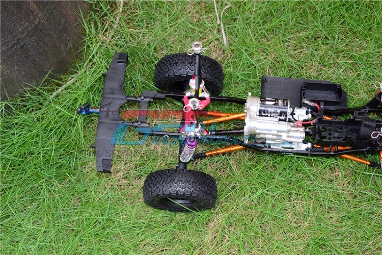 GPM AXIAL SCX10 II 90046.47铝合金后龙骨支撑码+不锈钢螺丝-件_虎窝淘