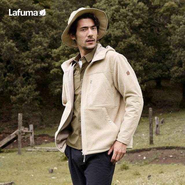 LAFUMA Lefeng Leaf Outdoor Thickening and Warm Clawing Flush Coat ...
