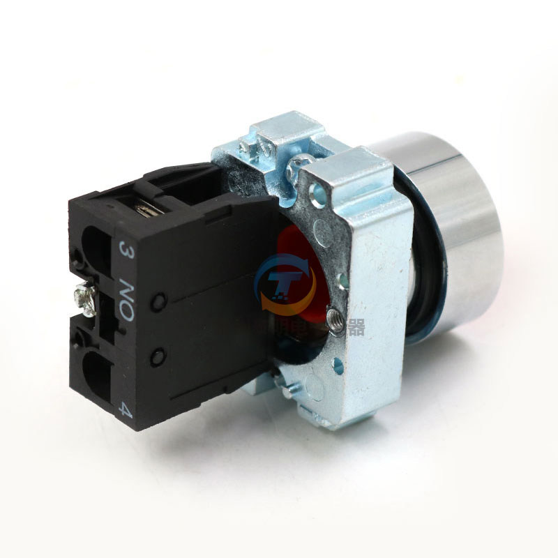 CHNT正泰XB2 NP2-BA31电源42启动停止自复位金属平头按钮开关22MM_虎窝淘