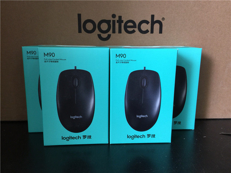 Logitech/罗技M90有线USB台式笔记本电脑商务办公光电游戏鼠标_虎窝淘