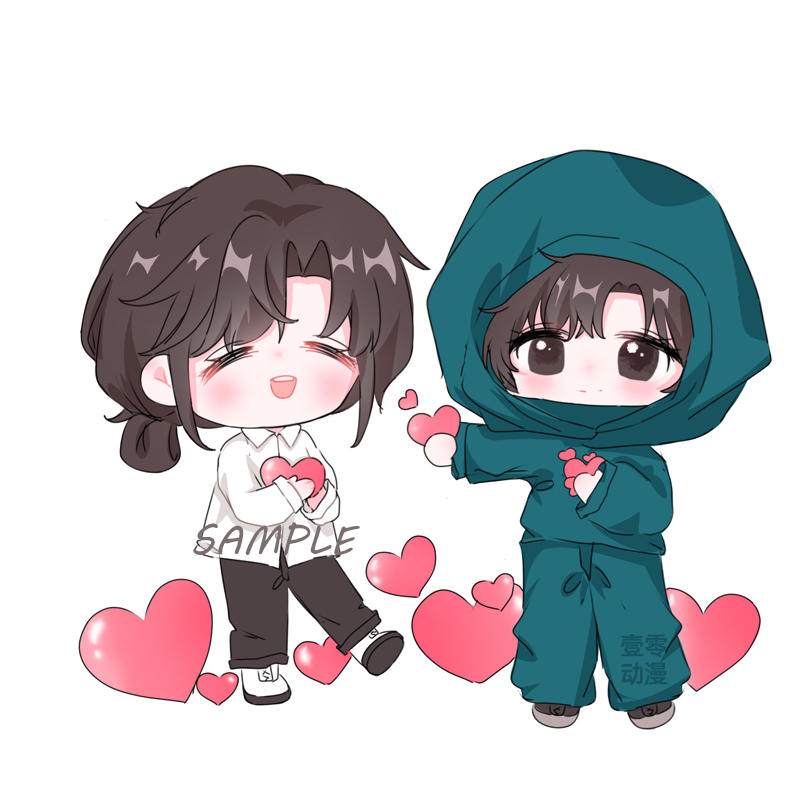 我只喜欢你的人设周边原创小立牌钥匙扣原耽小说广播剧同人款式_虎窝淘