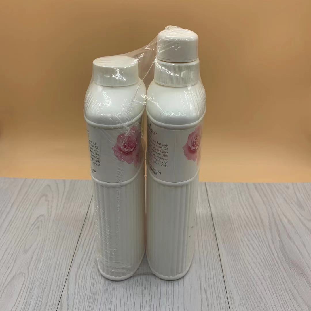 香港版艾诗套装沐浴露550ml+550ml浪漫花香芬香沐浴乳滋润保湿_虎窝淘