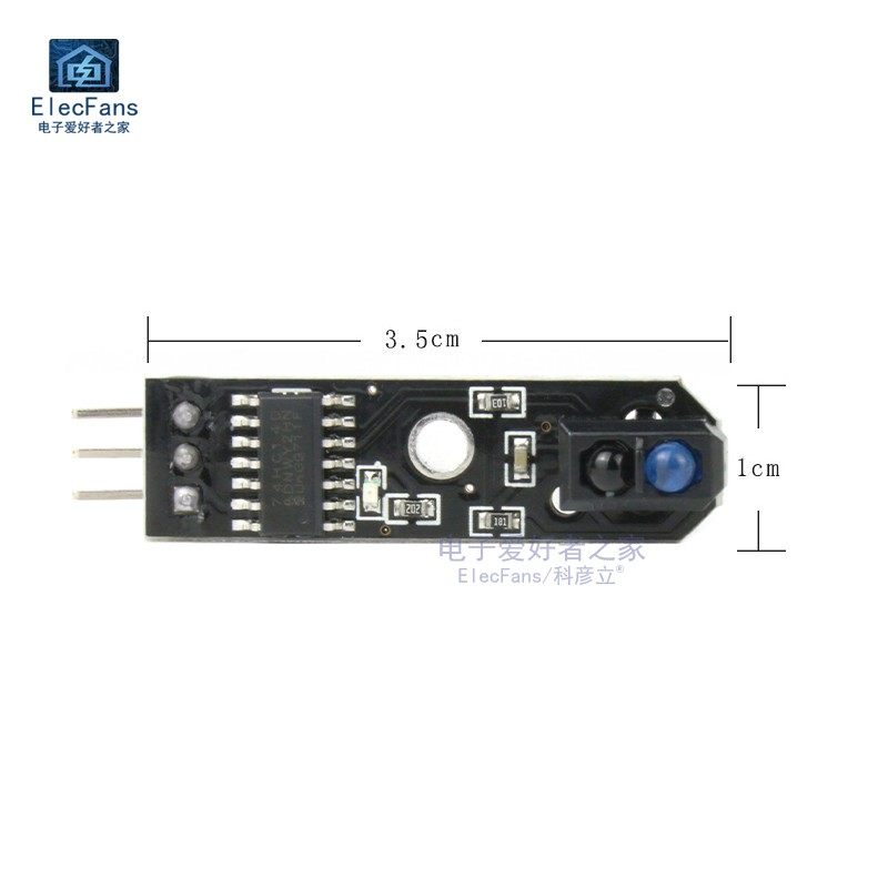 1路寻迹模块TCRT5000红外循迹探头寻路传感器智能小车黑白线检测_虎窝淘