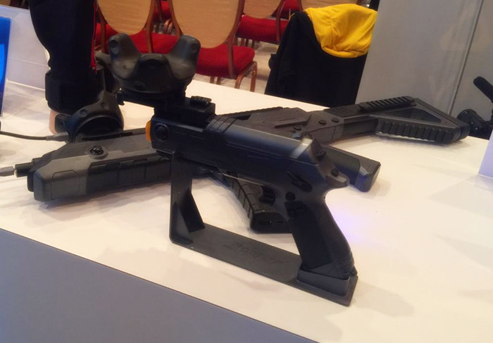 PPGUN PP GUN VR版搭配vive追踪器体感枪形 VR枪VIVE枪配Tracker_虎窝淘