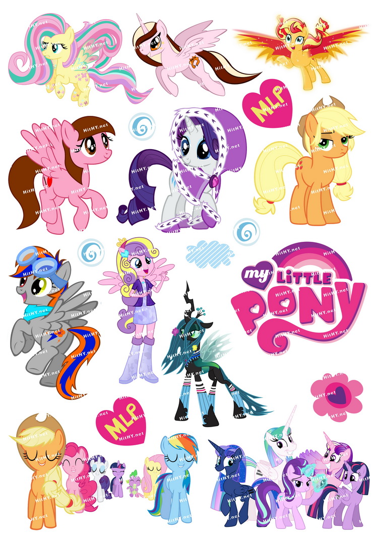 小马宝莉贴纸图片,我想看,小时候_大山谷图库