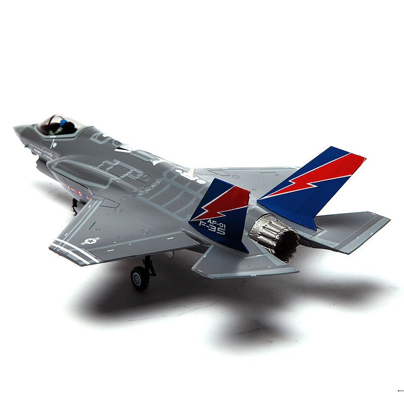 AF1美国空军F-35A闪电Ⅱ隐形联合攻击机 F35合金成品战机模型1/72_虎窝淘