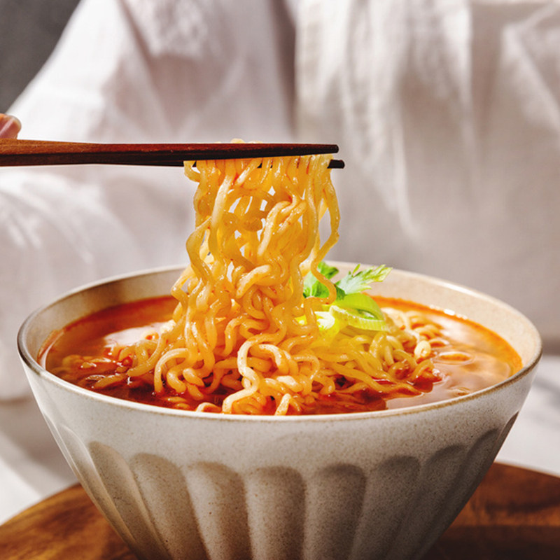 韩国进口农心辛拉面120g*5包方便面速食泡面非火鸡面微辣拉面延吉_虎窝淘