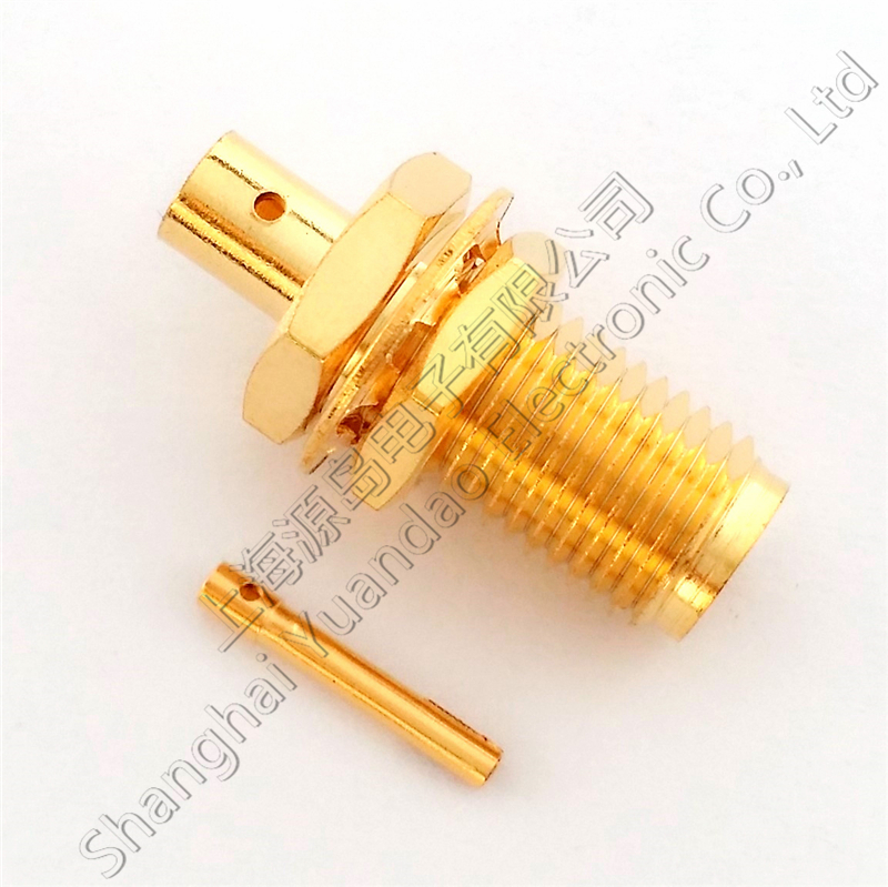 高频连接器接头SMA-KYB2母头接RG405 SFX-086-2半柔半钢_虎窝淘