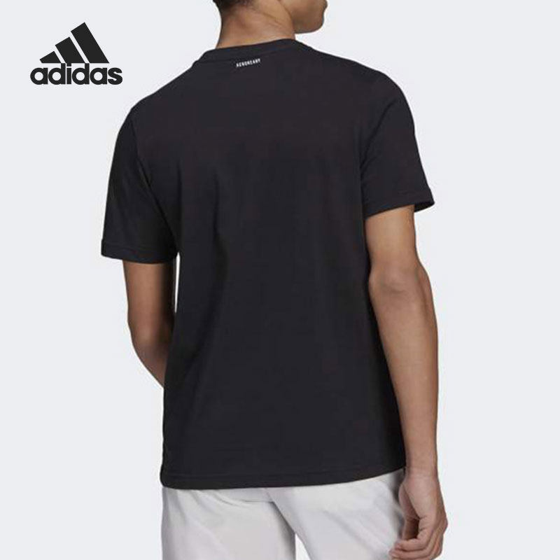 Adidas/阿迪达斯正品新款男子夏季休闲短袖运动T恤 GN8063_虎窝淘
