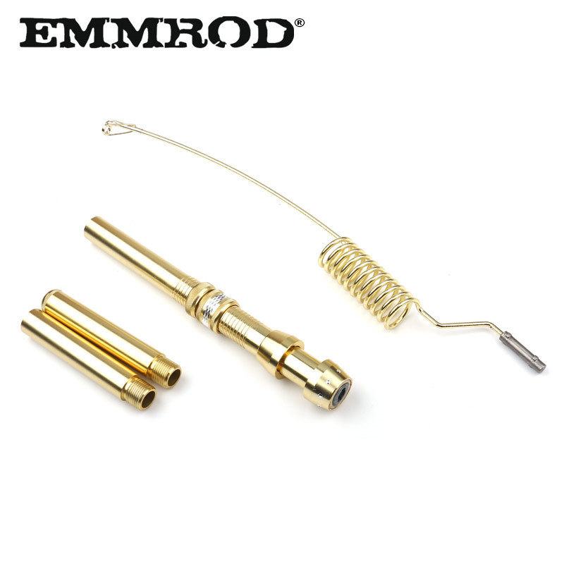 EMMROD组合式弹力钓鱼竿弹簧竿不锈钢筏钓竿冰钓竿便携短鱼杆FB-2_虎窝淘