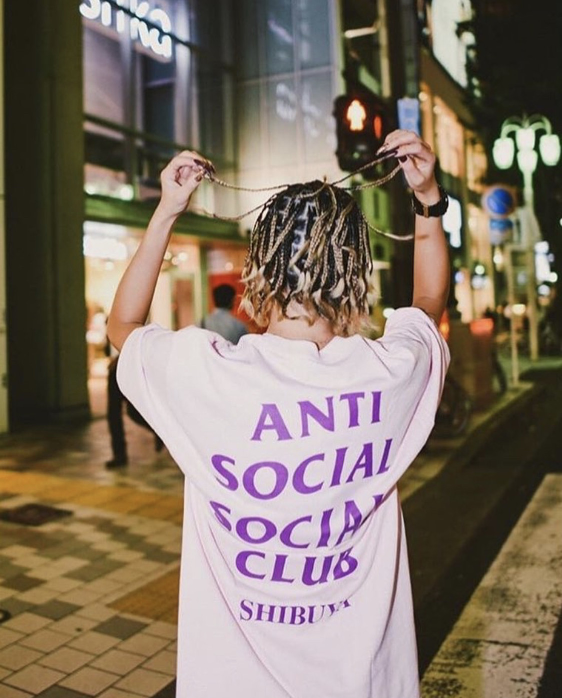 Anti Social Social Club ASSC正品联名城市限定短袖街头情侣T恤_虎窝淘