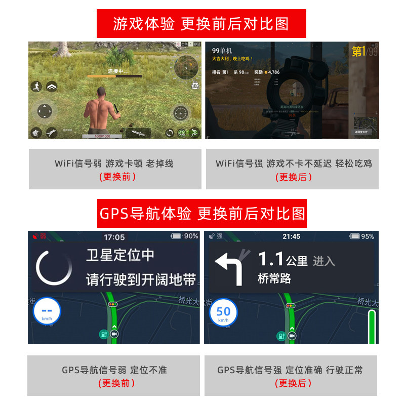适用苹果iphone7p wifi线8plus xr xs xsmax信号线6s手机GPS导航x_虎窝淘