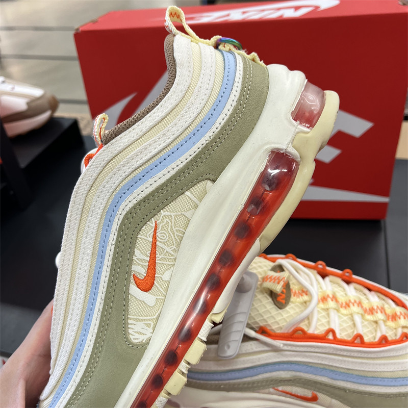 Nike/耐克正品男子款AirMax 97低帮运动休闲耐磨跑步鞋DX6037-781_虎窝淘