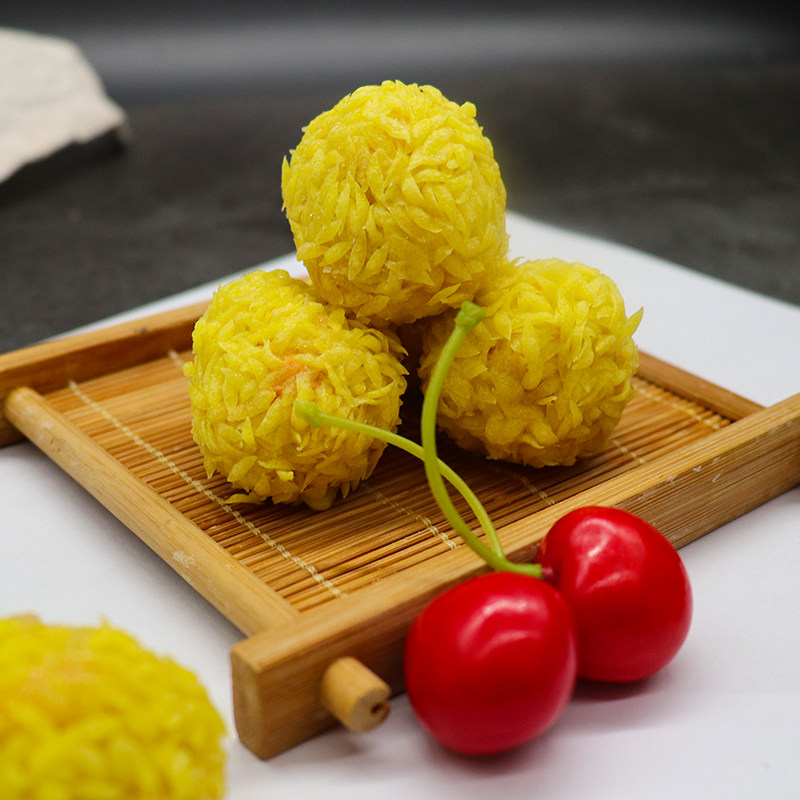 黄金拉丝芝士薯球油炸鸡夹心奶酪年糕网红油炸小吃半成品整箱商用_虎窝淘