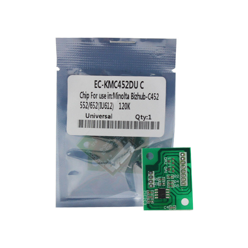 印动力适应柯尼卡美能达C452 C552 C652粉盒硒鼓芯片柯美652 552 IU612碳粉芯片显影仓芯片TD传感器连接线_虎窝淘