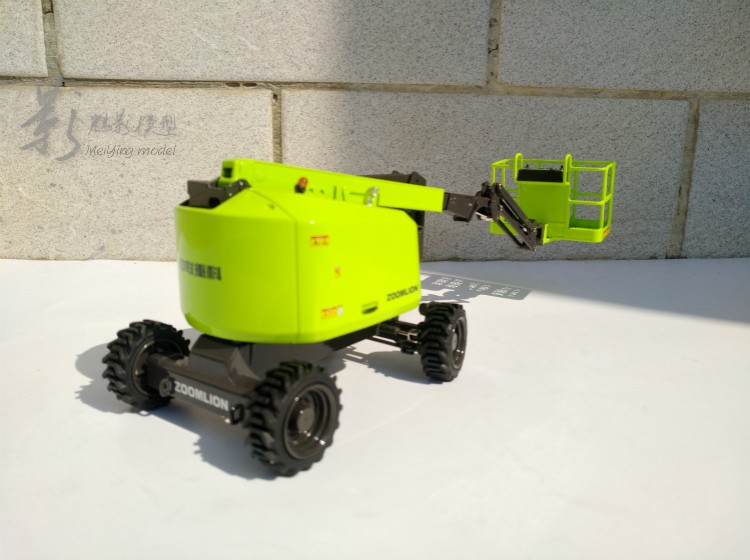 中联重科 ZOOMLION 1:32 ZA14J#曲臂式高空作业平台合金车模型_虎窝淘