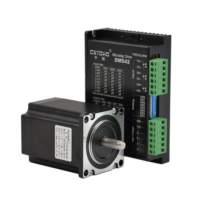 宇辉 57步进电机套装/57BYGH78长78MM 1.8N+2M542-N驱动器DM542_虎窝淘