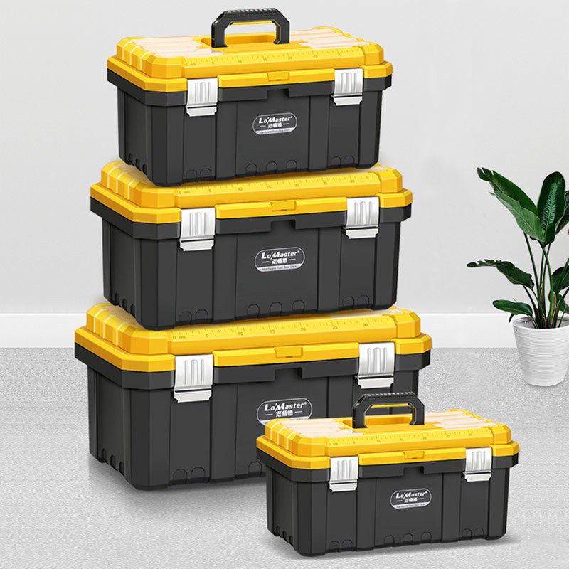 艾瑞泽工具箱收纳盒家用塑料五金收纳箱手提式车载收纳盒电工箱子_虎窝淘