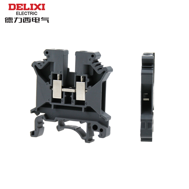 德力西UK2.5b导轨式接线端子UK-5n-3n-6n电压端子排快速接线配套_虎窝淘