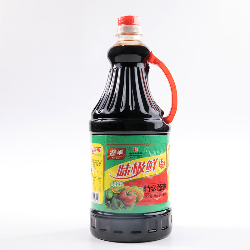湖羊味极鲜特级酱油1.68L*1壶浙江特产生抽点蘸凉拌炒菜调味家用_虎窝淘