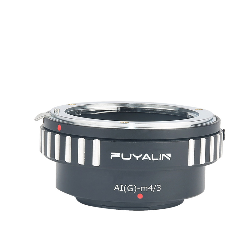 AIG-M4/3镜头转接环适用尼康G镜头转奥林巴斯松下M4/3相机 AI AIS G头转M43 E-M10 3 E-P7 GF10 GF9 ...