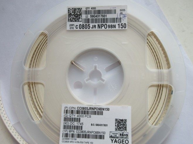 0805贴片电容 105K 1uF 10% 25V 50V无极性陶瓷电容 105P100PCS_虎窝淘