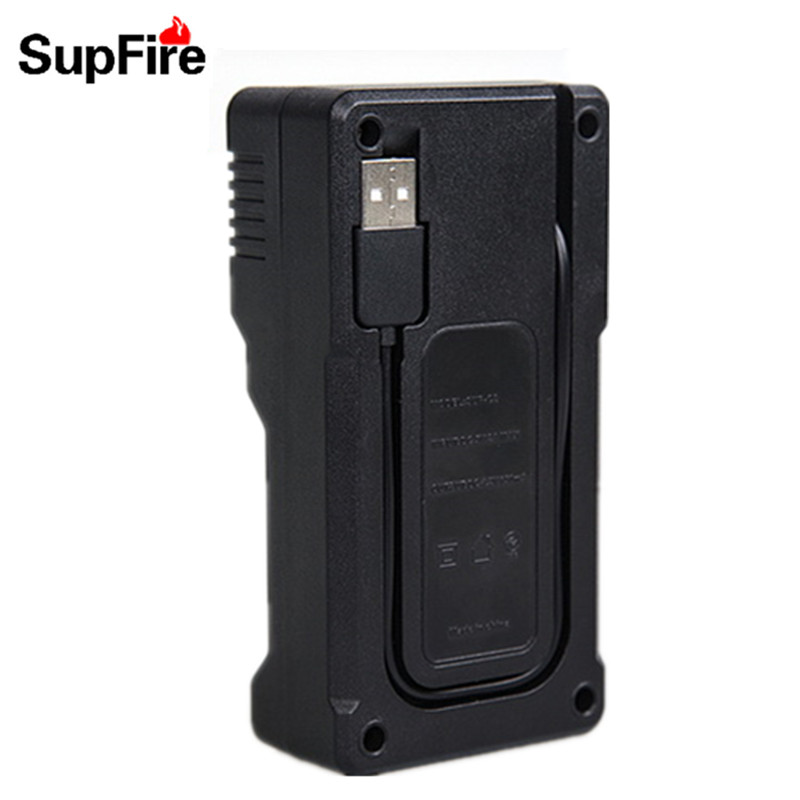 包邮supfire神火18650 26650强光手电锂电池通用双槽充电器3 7v 虎窝淘