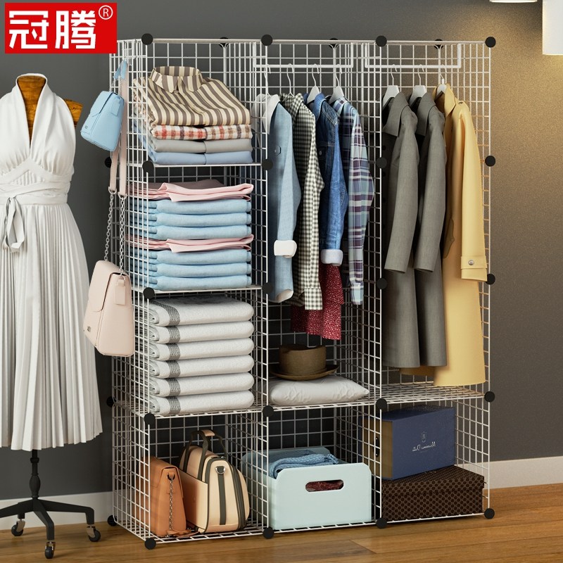 放在衣柜里面的铁架,铁架衣柜,卧室衣柜_大山谷图库
