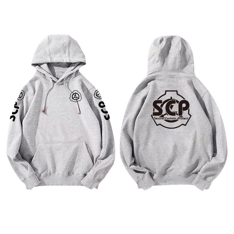 SCP基金会卫衣连帽衫外套秋冬季动漫男女情侣可定制外套上衣服潮_虎窝淘